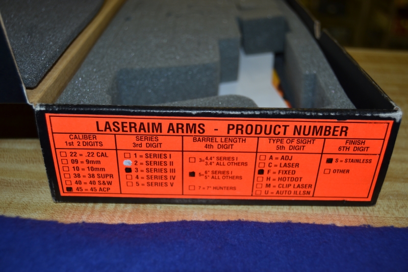 Laseraim Arms Series Iii .45 Acp 1 Mag, Orig. Box, $15 Shipping For ...