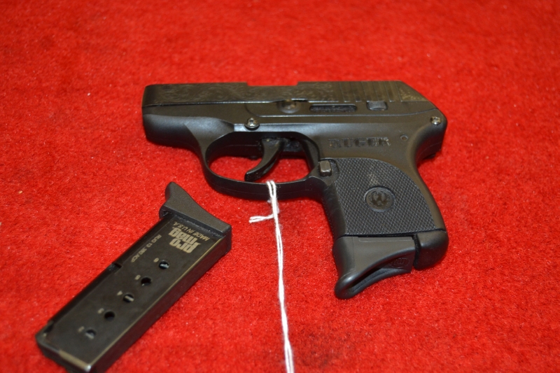 Ruger Lcp Blued Engraved .380 Acp Extra Mag Laserlite For Sale at ...