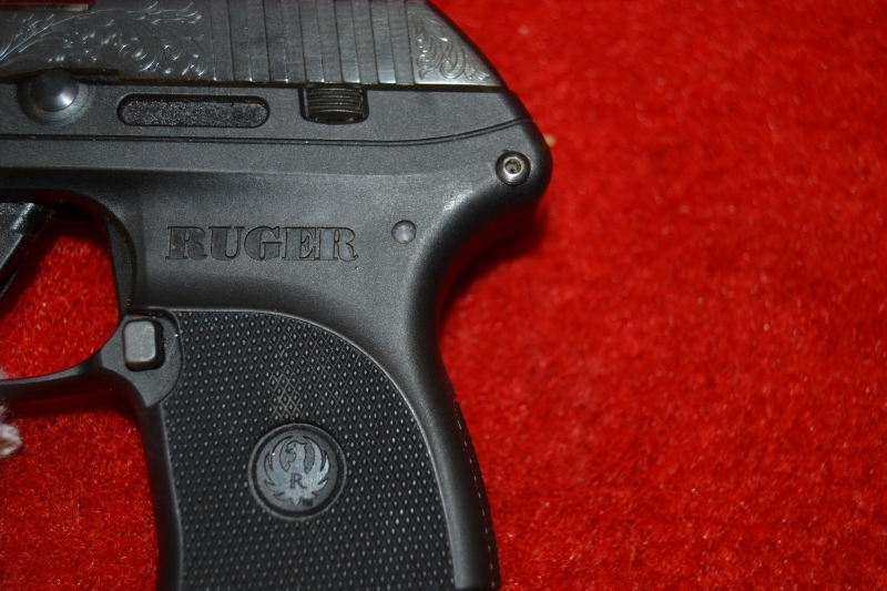 Ruger Lcp Blued Engraved .380 Acp Extra Mag Laserlite For Sale at ...