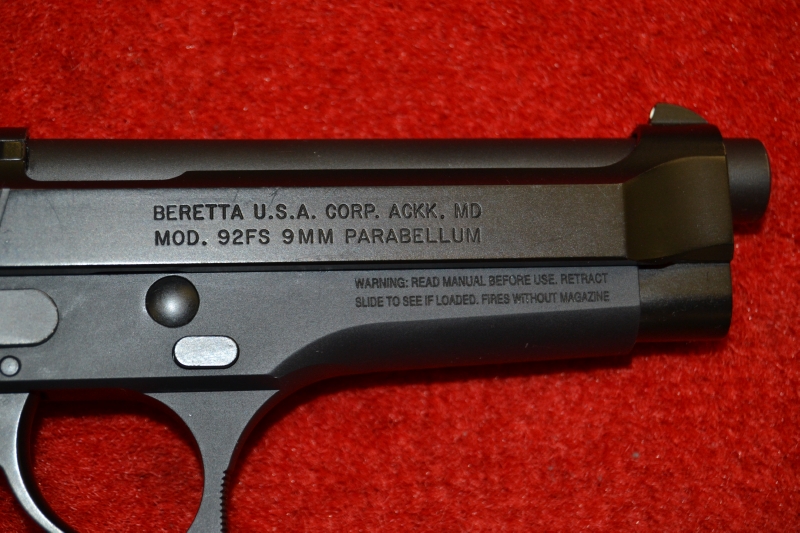 Beretta 92fs M9-Us Navy Edition 1of1000 9mm Collector For Sale at ...