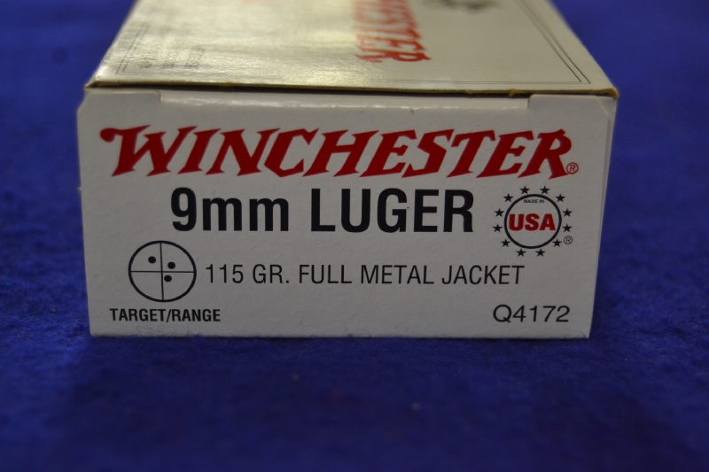 Winchester 9mm 115gr Fmj 500 Rnds Brass Case Q4172 For Sale at ...