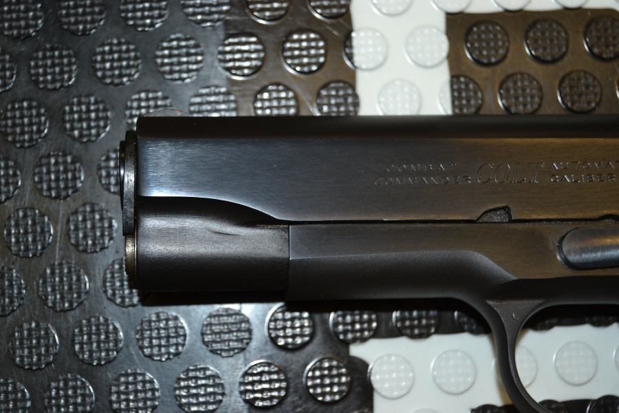 Colt 1911 Combat Commander .45acp Pachmayr Grips For Sale at GunAuction ...