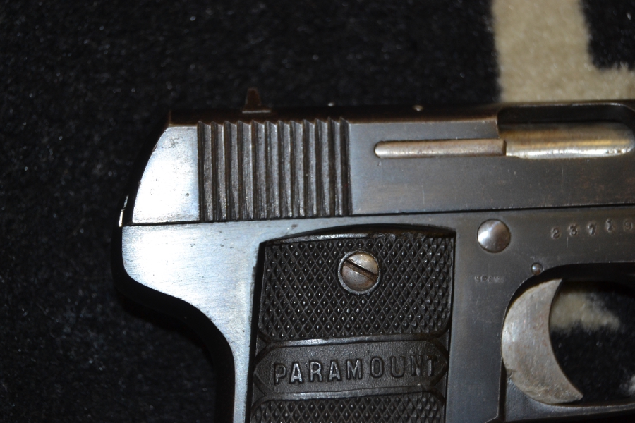 Paramount 1914 Automatic Pistol .32acp With Clip C&R Ok For Sale at ...