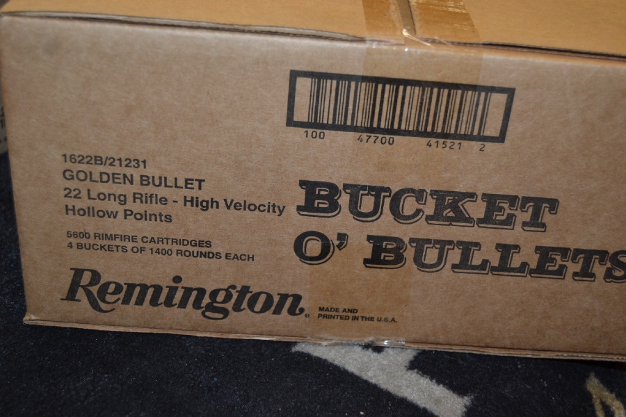 5600rds Remington .22lr 36gr Cphp Bucket O Bullets For Sale at ...