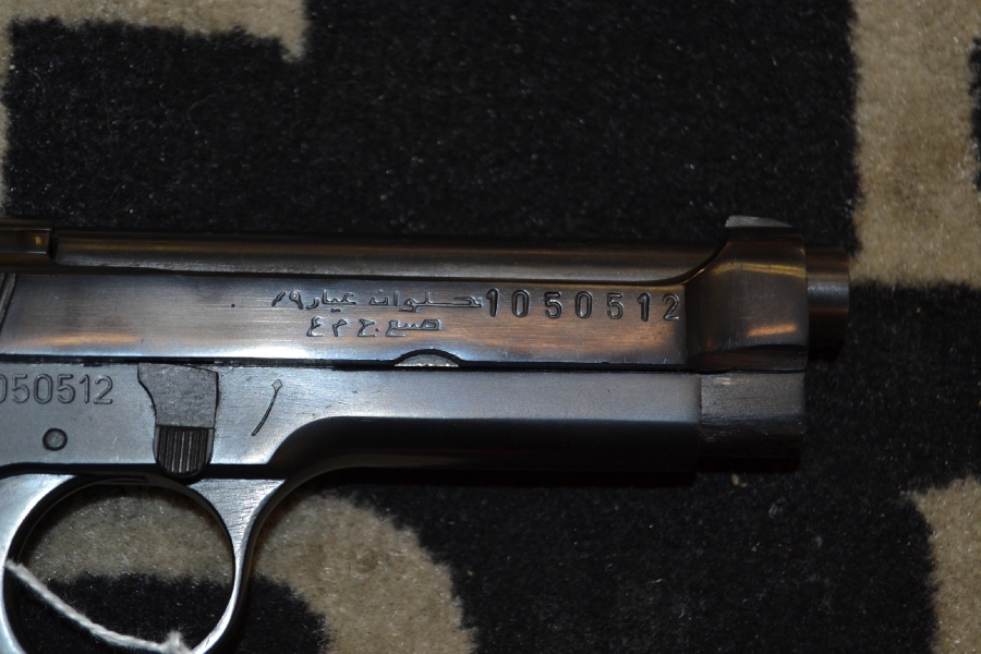 Helwan Brigadier M1951 9mm Sao 2-8rd Mags, Holster For Sale at ...