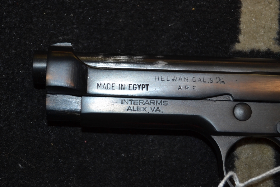 Helwan Brigadier M1951 9mm Sao 2-8rd Mags, Holster For Sale at ...