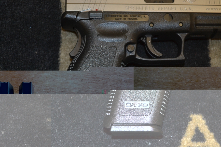 Springfield Xd Tactical .45acp Bitone 5in W/Safety Nib For Sale at ...