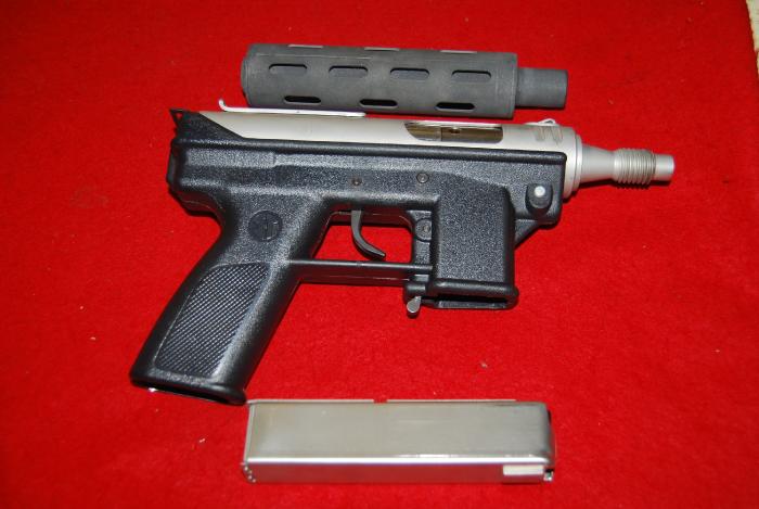 Intratec Mini Tec-Dc9 9x19 Stainless Steel W/ 5 Mags Mint For Sale at ...