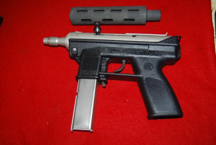 Intratec Mini Tec-Dc9 9x19 Stainless Steel W/ 5 Mags Mint For Sale at ...