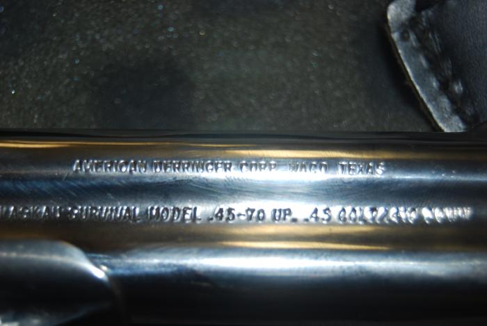 American Derringer Corp M-4 Alaskan Survival Stainless / Wood For Sale ...