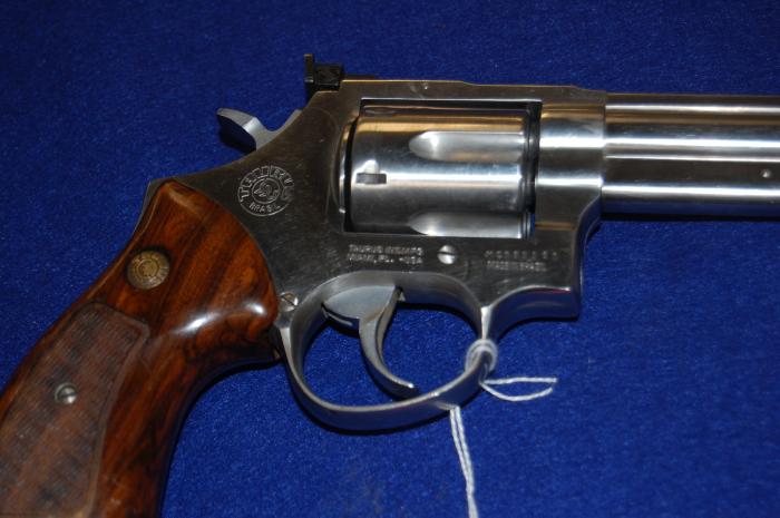 Taurus Model 669 .357mag. Stainless/Wood Grips For Sale at GunAuction ...