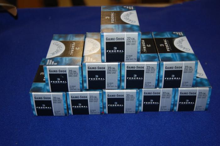 500rds Federal .22LR 25gr #12 Lead Birdshot