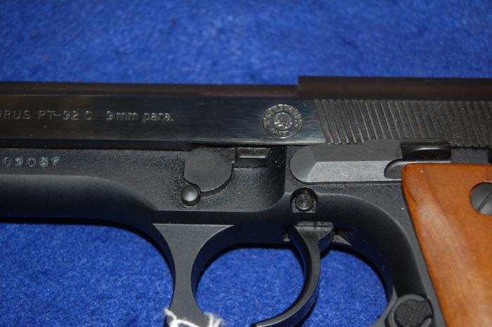 Taurus Pt-92c 9mm Blue / Wood ( Very Clean ) For Sale at GunAuction.com ...
