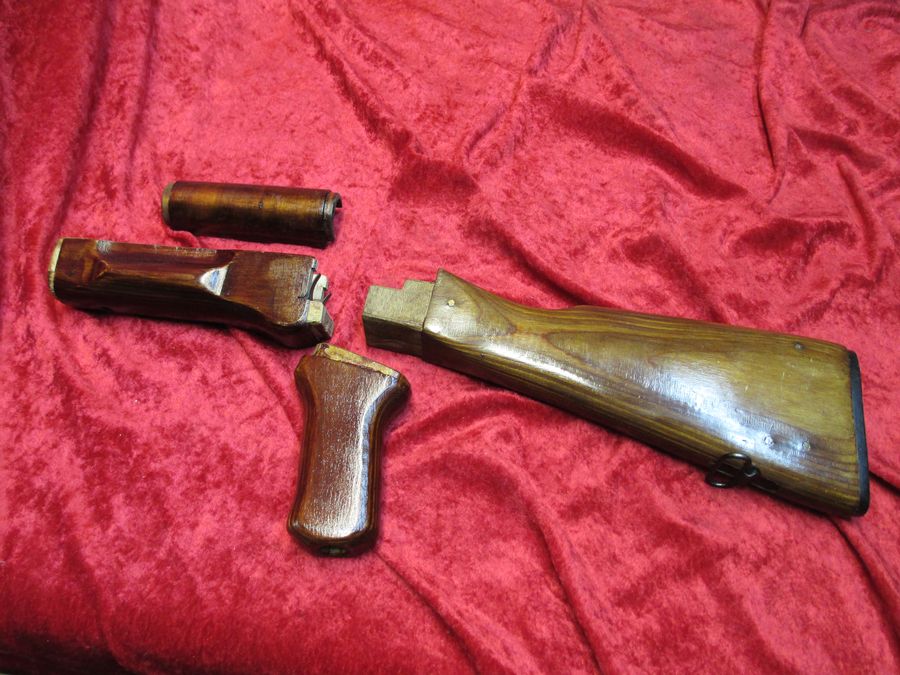 Russian Made Ak-47/Akm Stock Set For Sale at GunAuction.com - 13387243