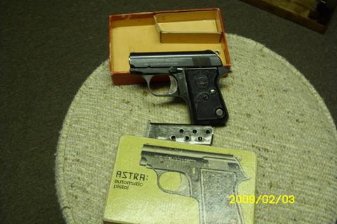 Astra-Unceta Sa Astra Cub, In Box, .25 Cal. (Aka Colt 25) For Sale at ...