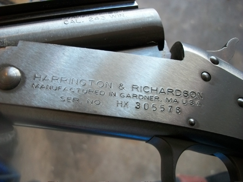 Harrington & Richardson, Inc. H & R Handi-Rifle 243/20ga Slug/12ga Yth ...