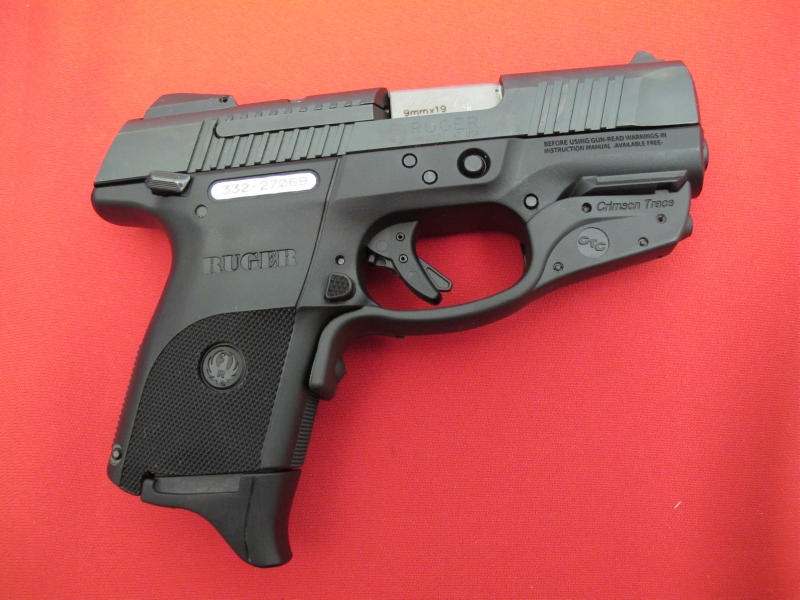 Ruger Sr9c W/Crimson Trace Laser, Two Mags For Sale at GunAuction.com ...