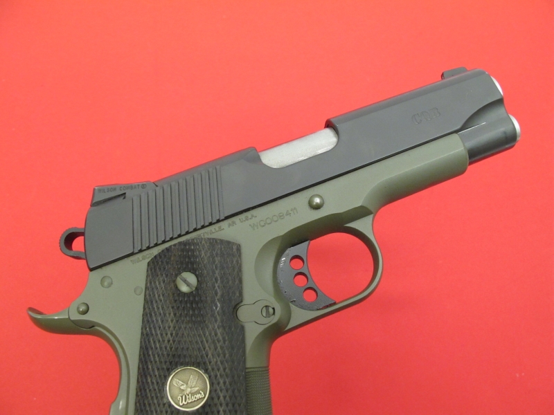 Wilson Combat Model 1911 Cqb 45acp, W/Pouch, Blue/Od Green For Sale at ...