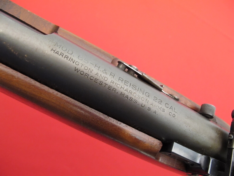 Harrington/ Richardson Mod. 65 Reising - 22 Long Rifle Caliber - Rear ...