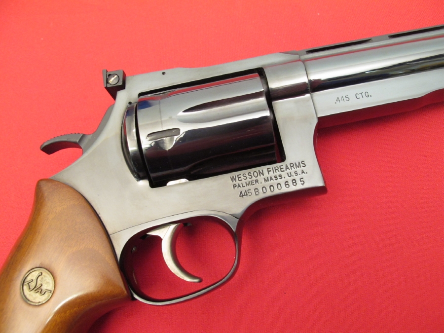 Dan Wesson 445 Supermag, Blue, W/Box, No Reserve For Sale at GunAuction ...