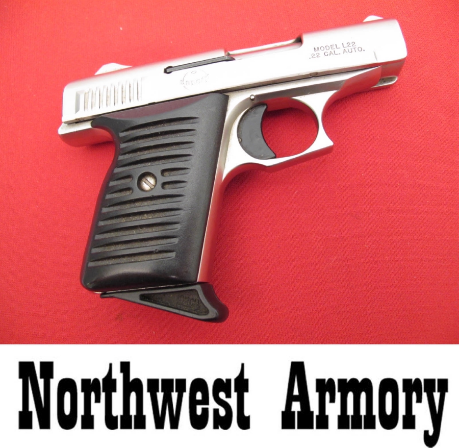 Lorcin Model L22 22lr Stainless, Made In Usa, No Reserve For Sale at ...