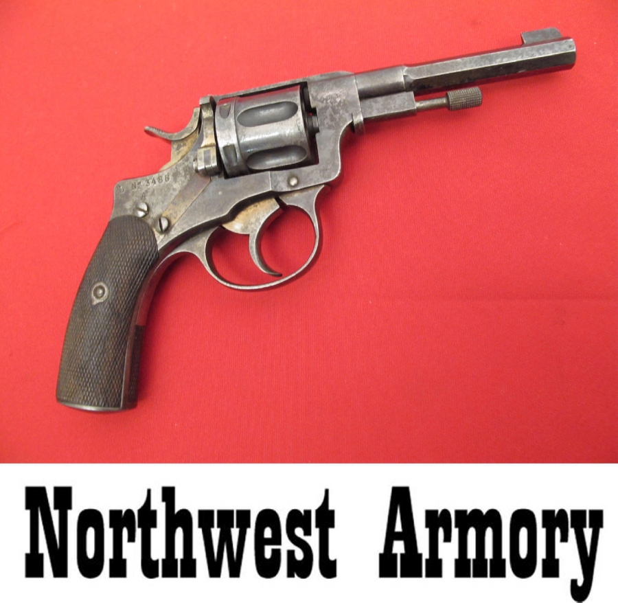 Sweedish Husqvarna 1887 Nagant Revolver, Non-Import, C&R Ok, No Reserve ...