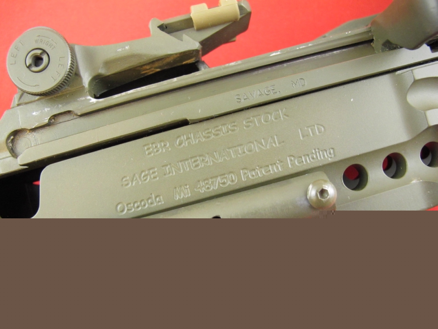 Fulton Armory Custom M14 W/Sage Ebr Mod 0 Chassis, Eotech 552 No ...