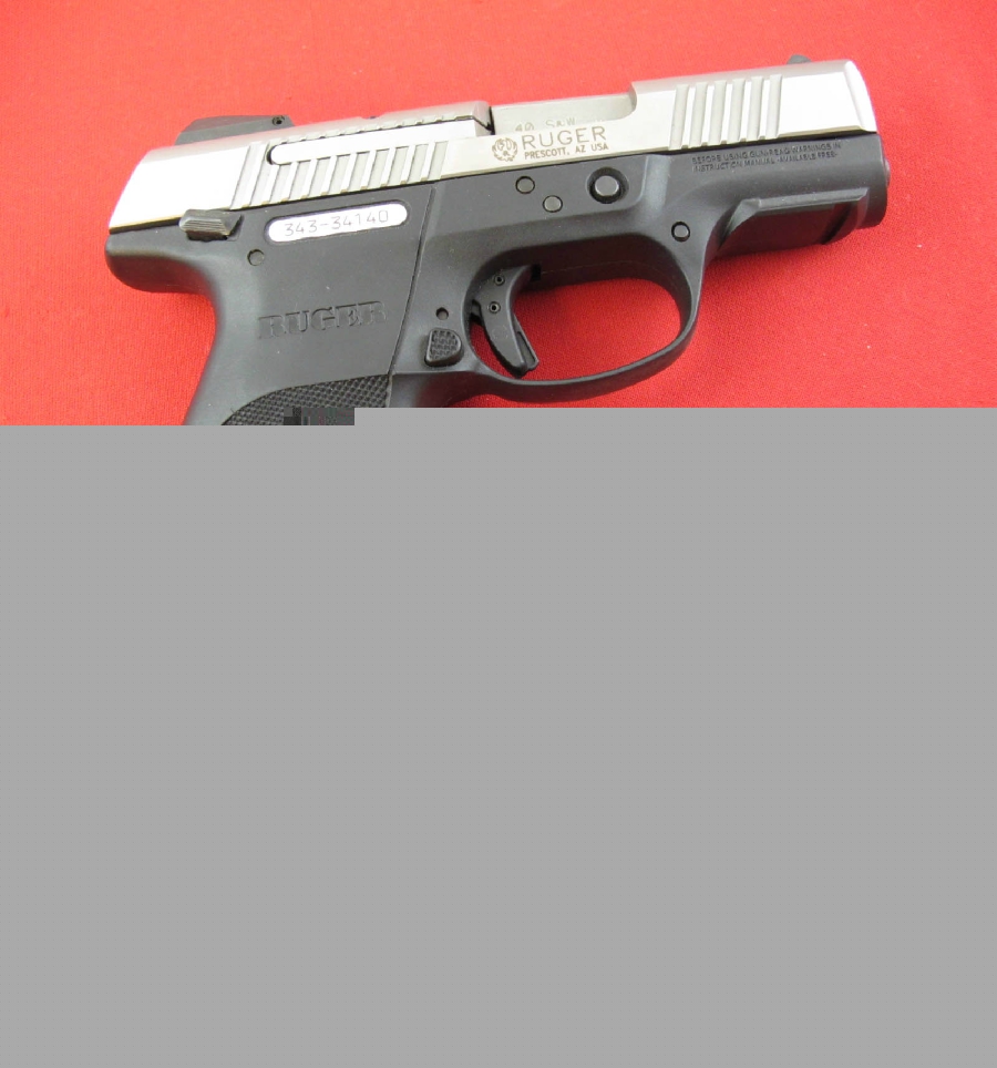 Ruger Model Sr40c 40sw 3.5in Compact, Stainless, No Reserve .40 S&W For ...