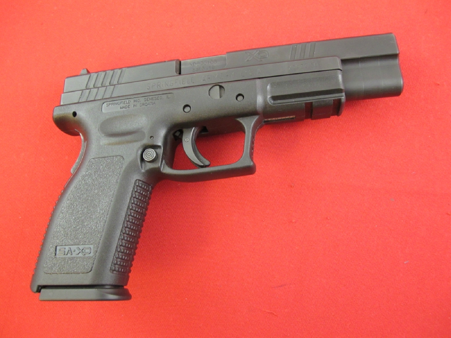 Springfield Xd 9mm 5in Tactical Blue, W/Box, No Reserve 9mm Luger For ...