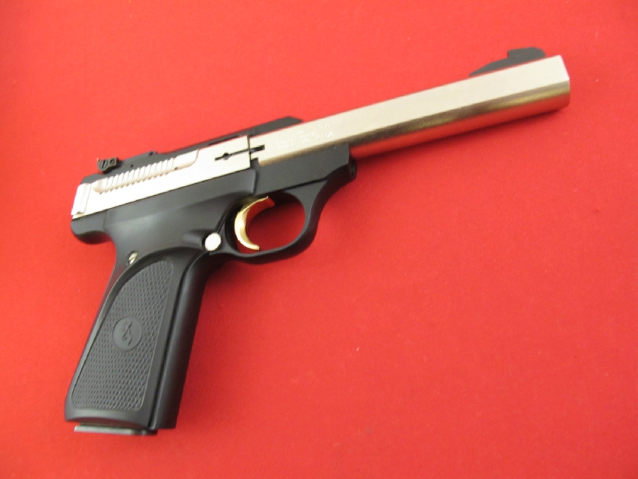Browning Buckmark 22lr Pro Target 5.5in Bull Barrel, Nickel, W/Box, No ...