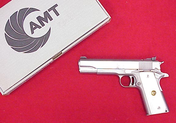 Amt Model 1911, 45 Auto Stainless, No Reserve For Sale at GunAuction ...