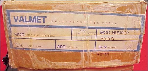 Pre-Ban Valmet M78 Lmg .308, W/ Bipod & Original Box, Visa/Mc Ok, No ...