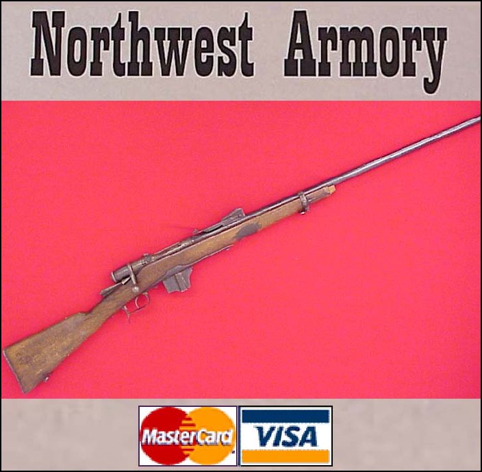 Italian 1884 Vetterli Rifle W/Vitali-Style Magazine, Antique For Sale ...