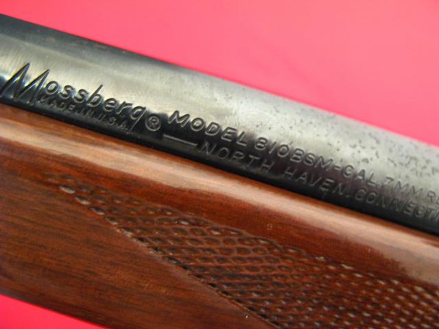 Mossberg Model 810 7mm W/Factory Scope, Visa/Mc Ok, No Reserve For Sale ...