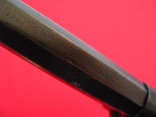 Antique Remington Black Powder New Model Single Action Belt Revolver ...