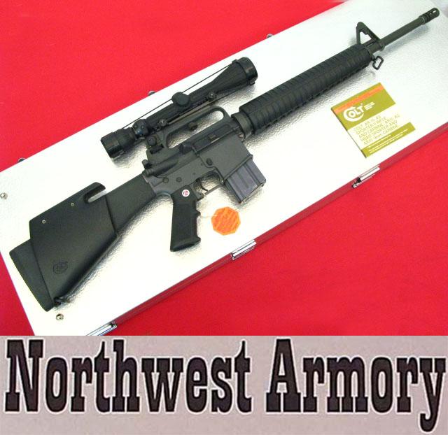 Pre-Ban Colt Ar-15 Delta H-Bar 223, W/Scope, Hard Case & Access ...