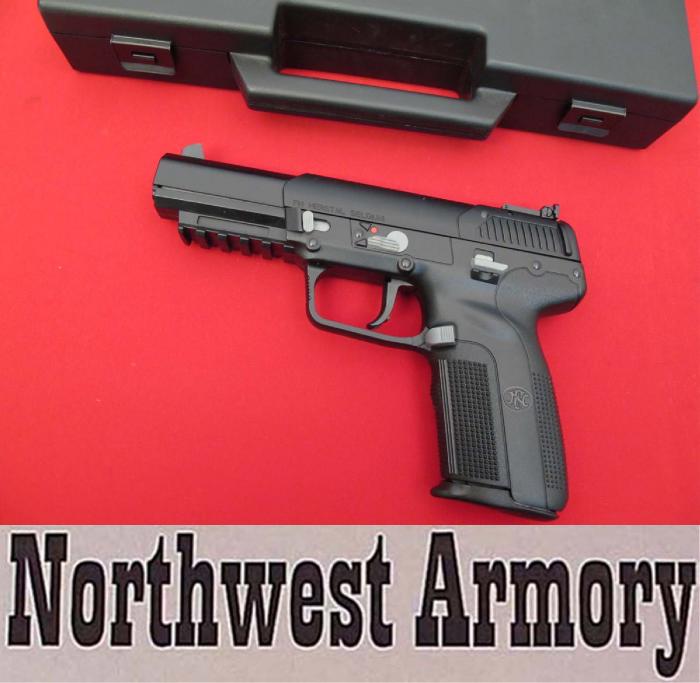 Fn Five Seven Usg 7.5x28 Pre-Owned, Unfired, W/Box & 3 Magazines For ...