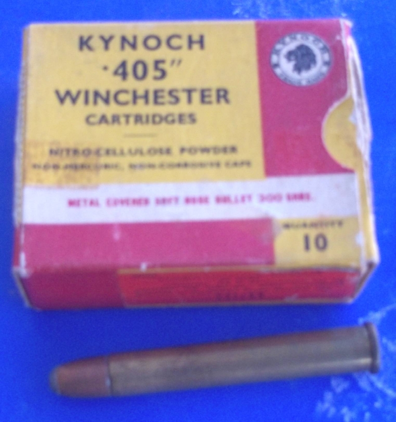 405 Winchester Ammo In Box By Kynoch, Imperial For Sale at GunAuction ...