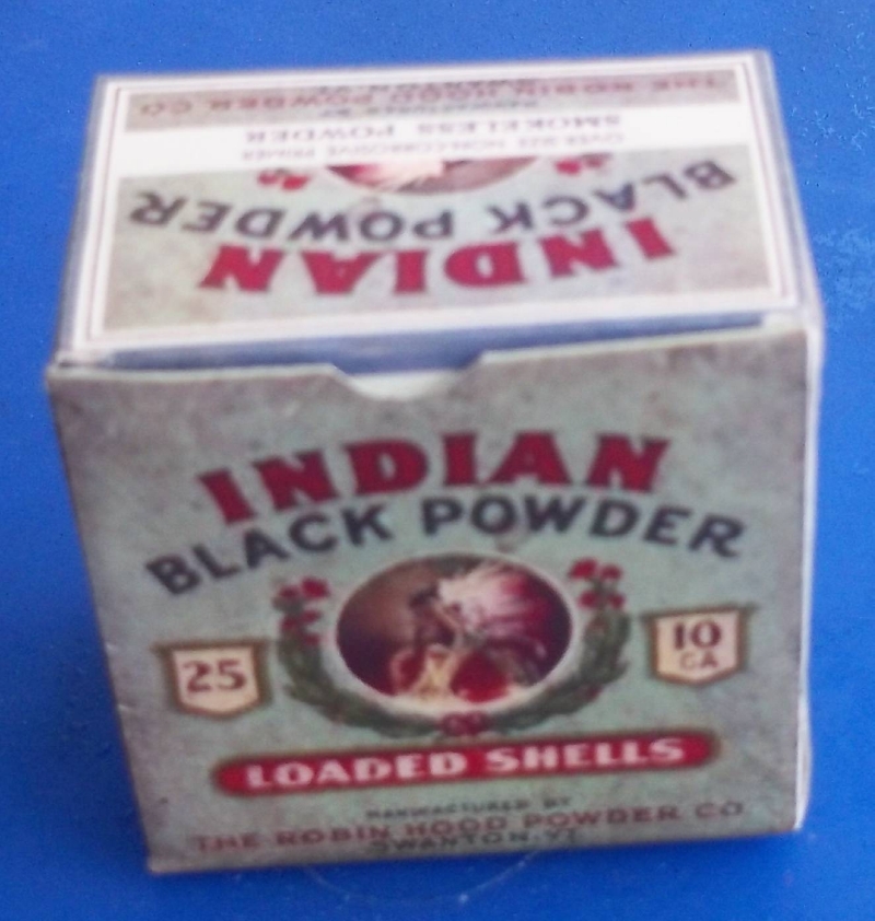 Robin Hood Ammunition Co. Indian Black Powder Box For Sale at ...