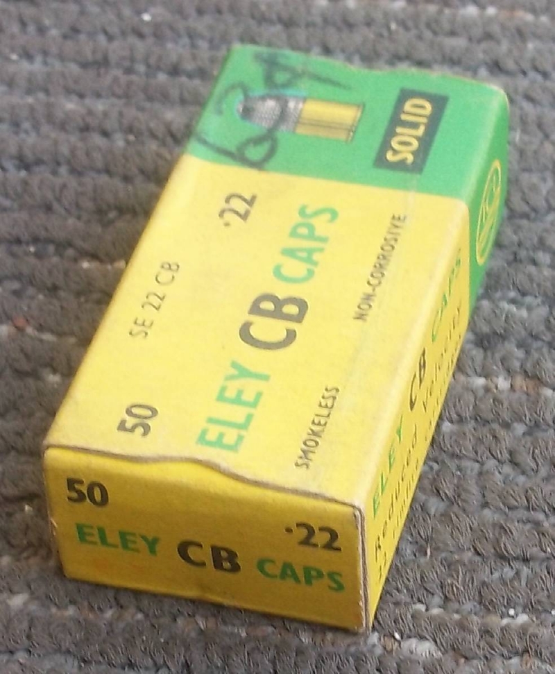 Vintage Eley Cb Caps .22 Caliber Ici England 22 For Sale at GunAuction ...