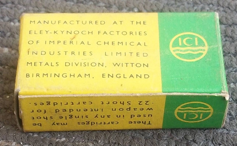 Vintage Eley Cb Caps .22 Caliber Ici England 22 For Sale at GunAuction ...