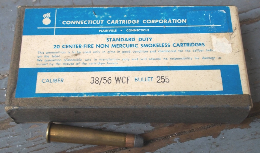 38-56 Wcf 255 Gr Full Box Connecticut Cartridge Co For Sale at ...