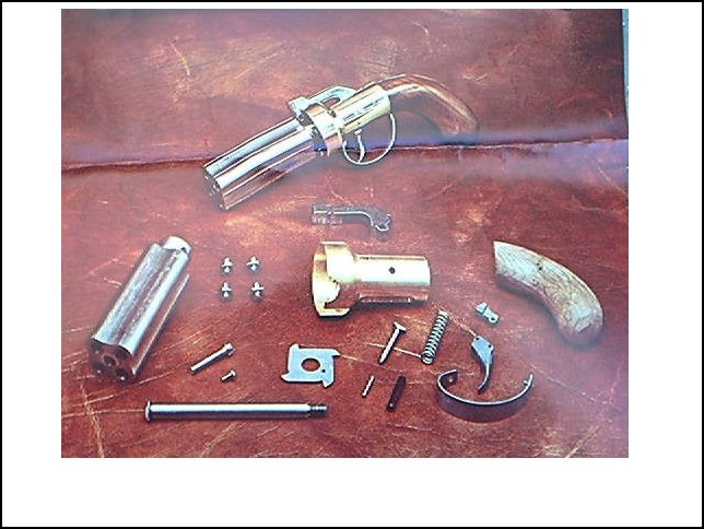 Classic Arms 4 shot 36 Cal Perc. Pepperbox KIT NIB - Picture 2