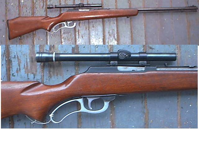 Marlin 57m Sears Package Gun J C Higgins Model 44 Levermatic 22 Mag W ...