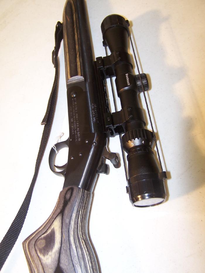 New England Firearms, Co 243 Caliber Single Shot Rifle W/ Scope For ...