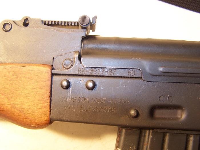 Romanian Ak 47 Semi Auto Pistol Champion 5.56x45mm (223) For Sale at ...