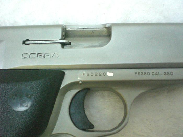 Cobray Industries Cobra Fs380 .380 Cal Semi-Auto Pistol For Sale at GunAuction.com - 8590562