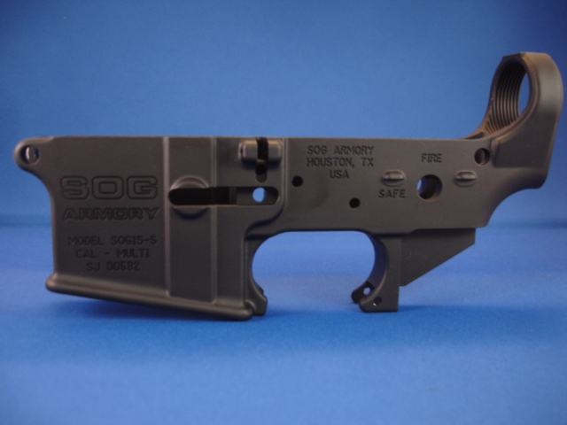 Sog Armory Stripped Ar Lower Receiver New For Sale at GunAuction.com ...
