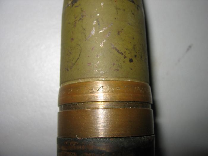 Inert Ww2 Usa 37mm 37 Mm He Shell Exc Cond For Sale at GunAuction.com ...
