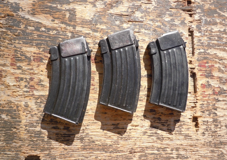 3 Single Stack 7.62x39 AK Mags Romarm Cugir 5rd